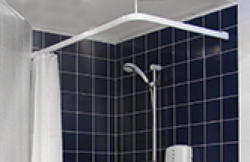 Flexible Shower Curtain Track - N&C Phlexicare