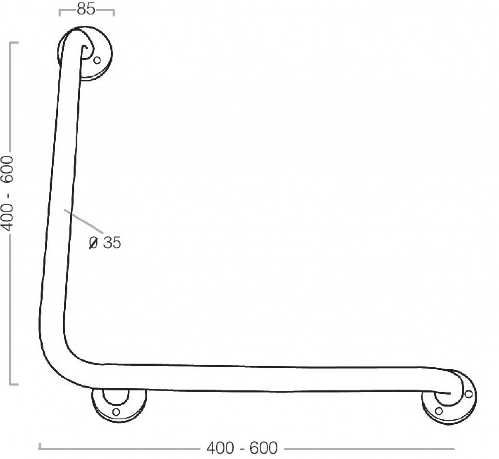 Astral Grab Rail - Angled and L - Shape - N&C Phlexicare