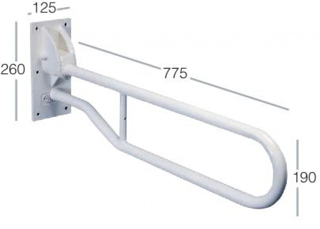 Economy Folding Grab Rail - N&C Phlexicare