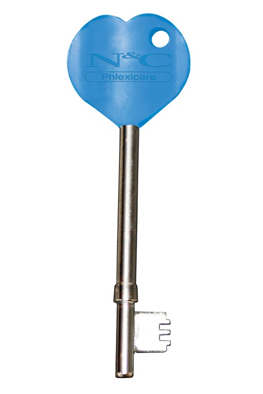 N&C RADAR Blue Heart Comfort Key - N&C Phlexicare