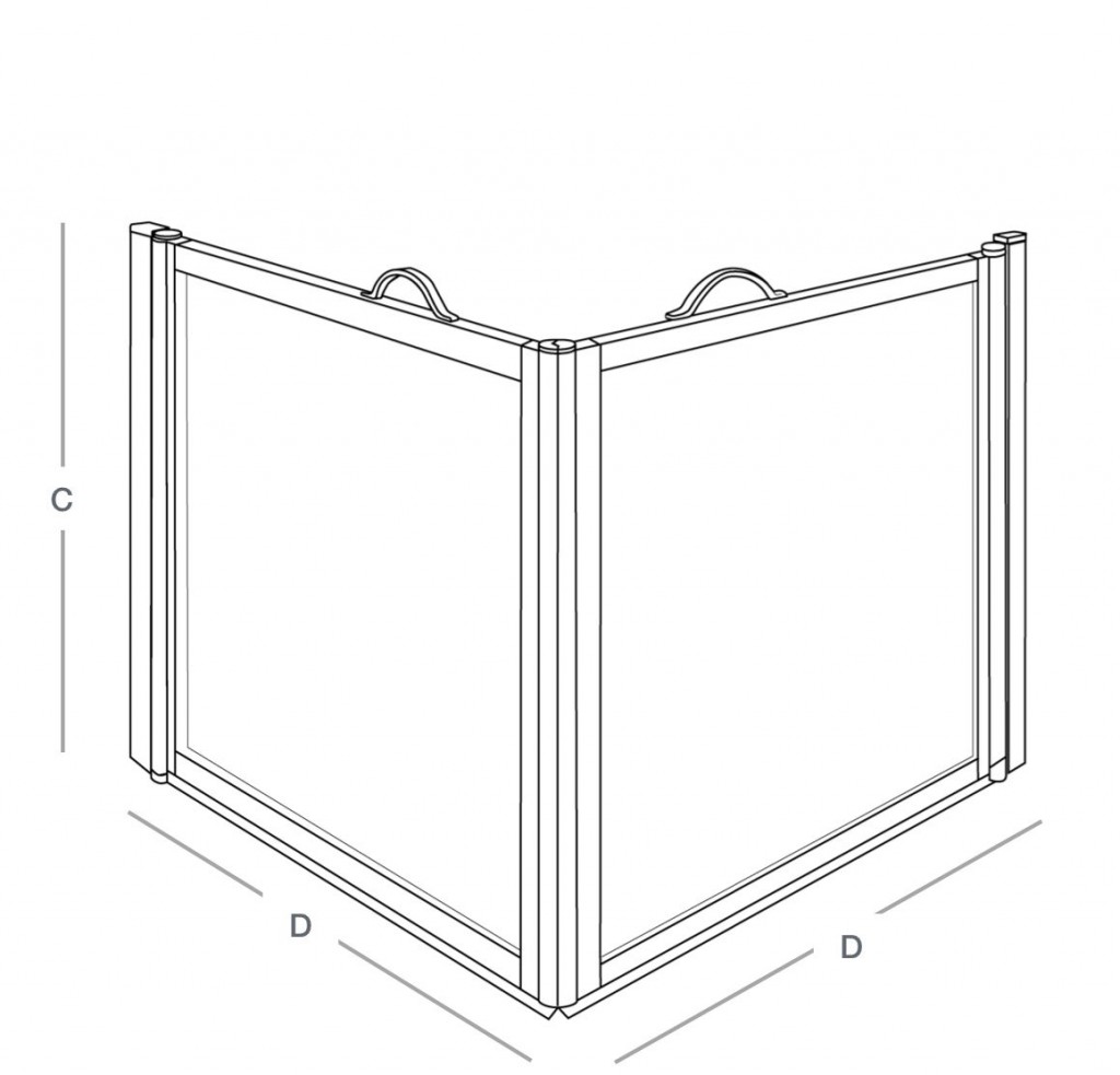 Pro-doors Option C - Corner entry single doors - N&C Phlexicare