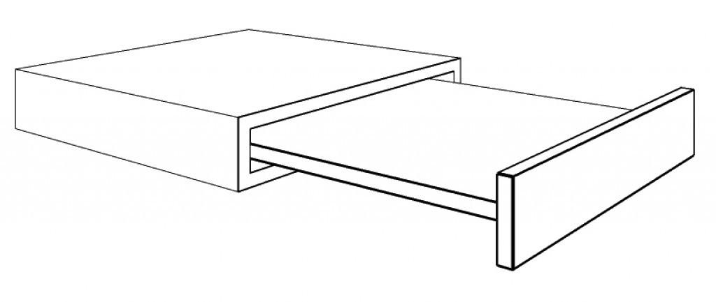Worktop Plinth - with pull out shelf - N&C Phlexicare