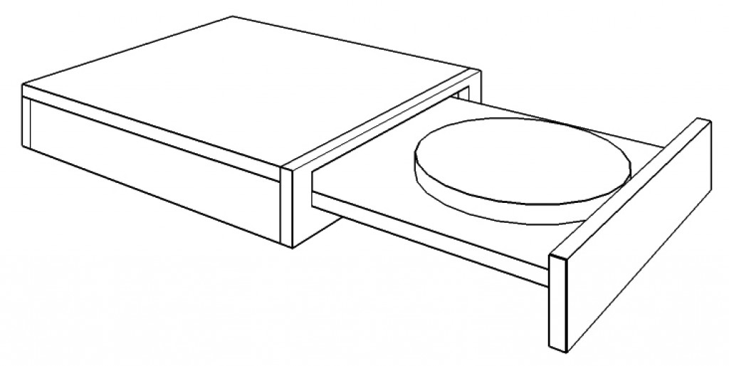 Worktop Plinth - with chopping board - N&C Phlexicare